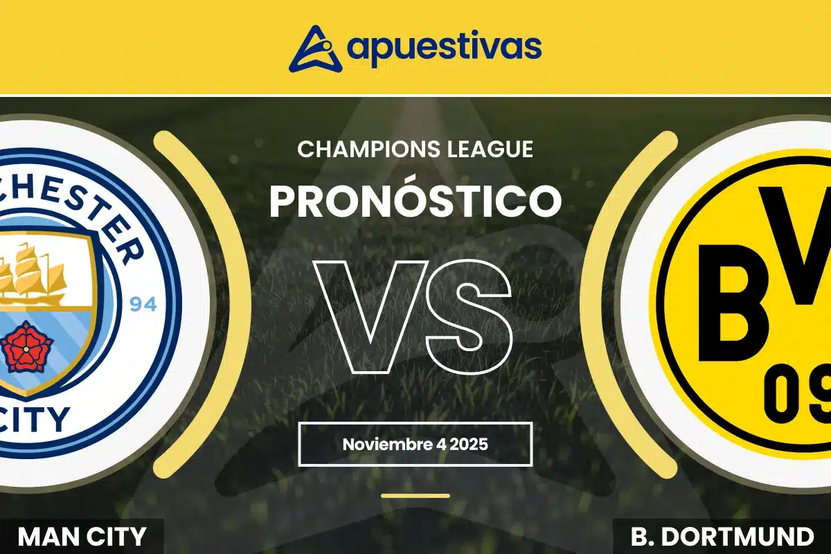 Pronósticos Manchester City vs Borussia Dortmund: Cuotas